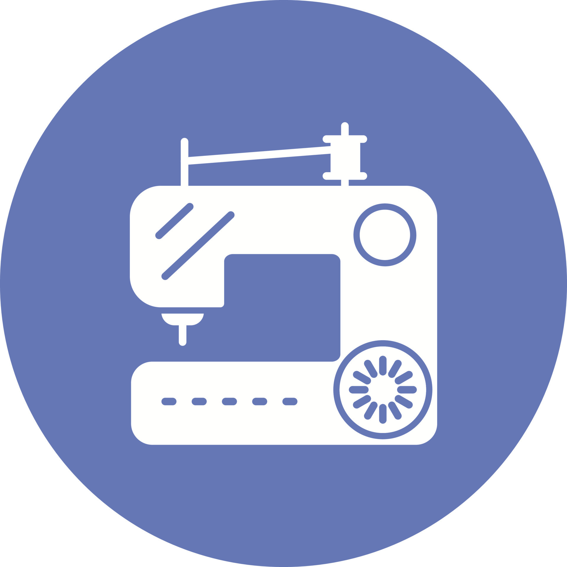Sewing Machine Vector Icon 19928800 Vector Art At Vecteezy