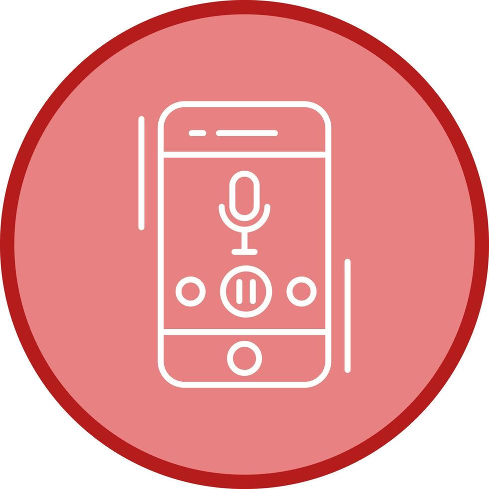 Voice Record Vector Icon 19940850 Vector Art at Vecteezy