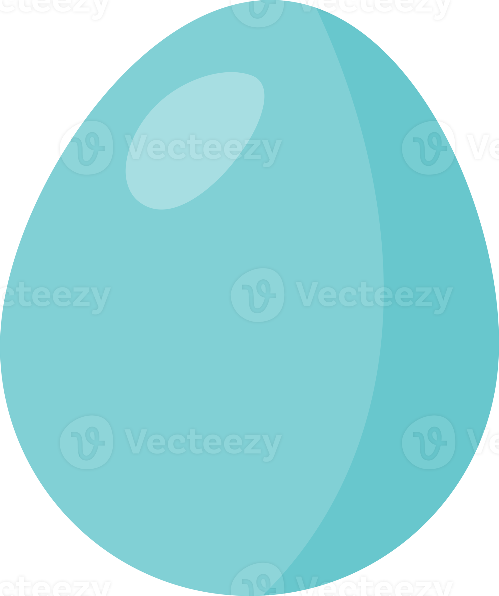 Simple Minimalistic Blue Easter Egg Png 19943091 Png