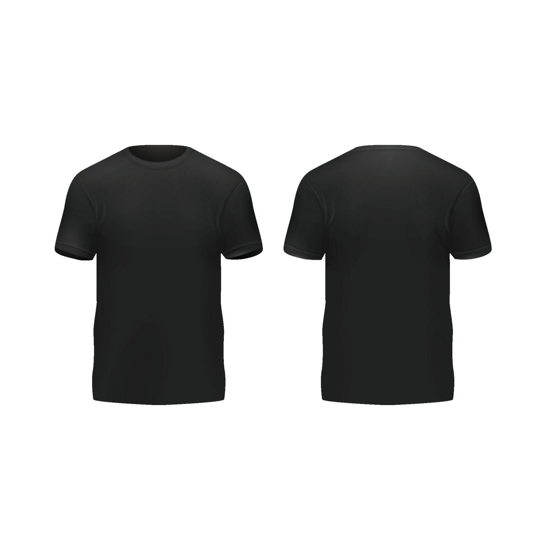 3d Black T Shirt Apparel For Man 19944640 Vector Art At Vecteezy