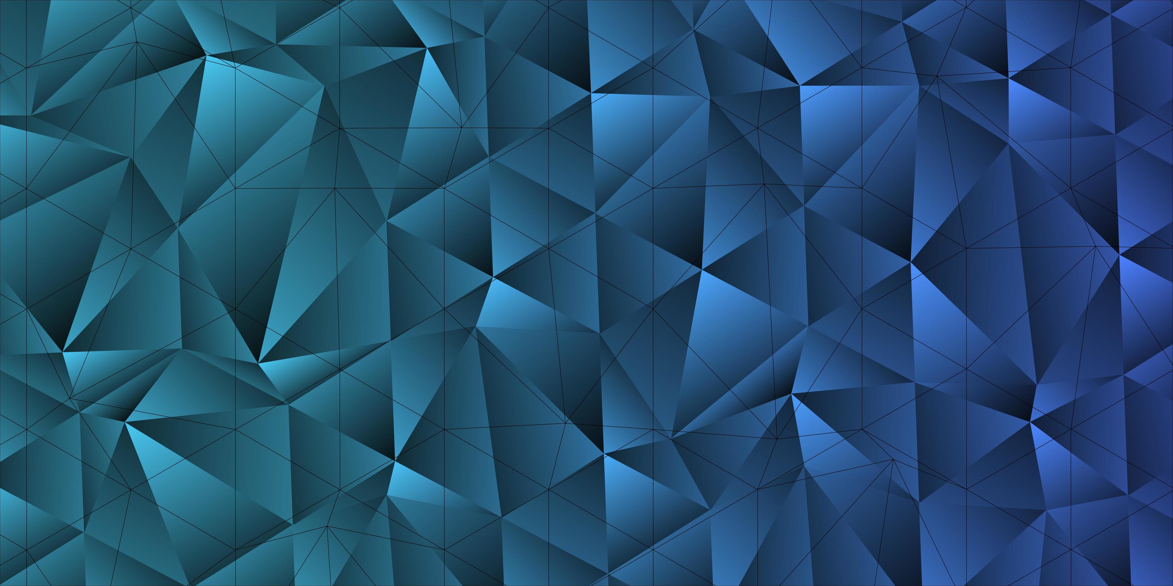Dark Blue Abstract Polygonal Texture Abstract Geometric Background Triangle Pattern Elegant