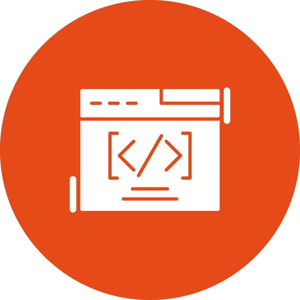 Web Coding Vector Icon 19948429 Vector Art at Vecteezy