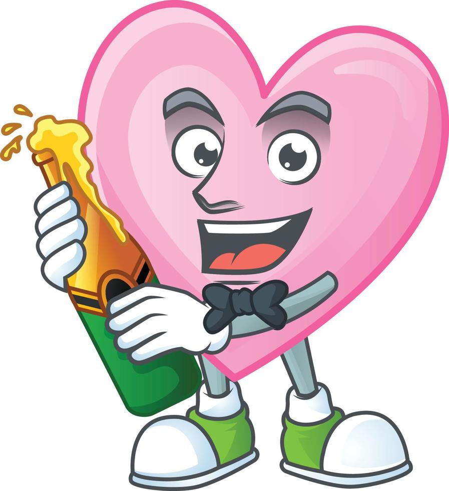 Pink Love Cartoon Character Style 19948862 Vector Art At Vecteezy