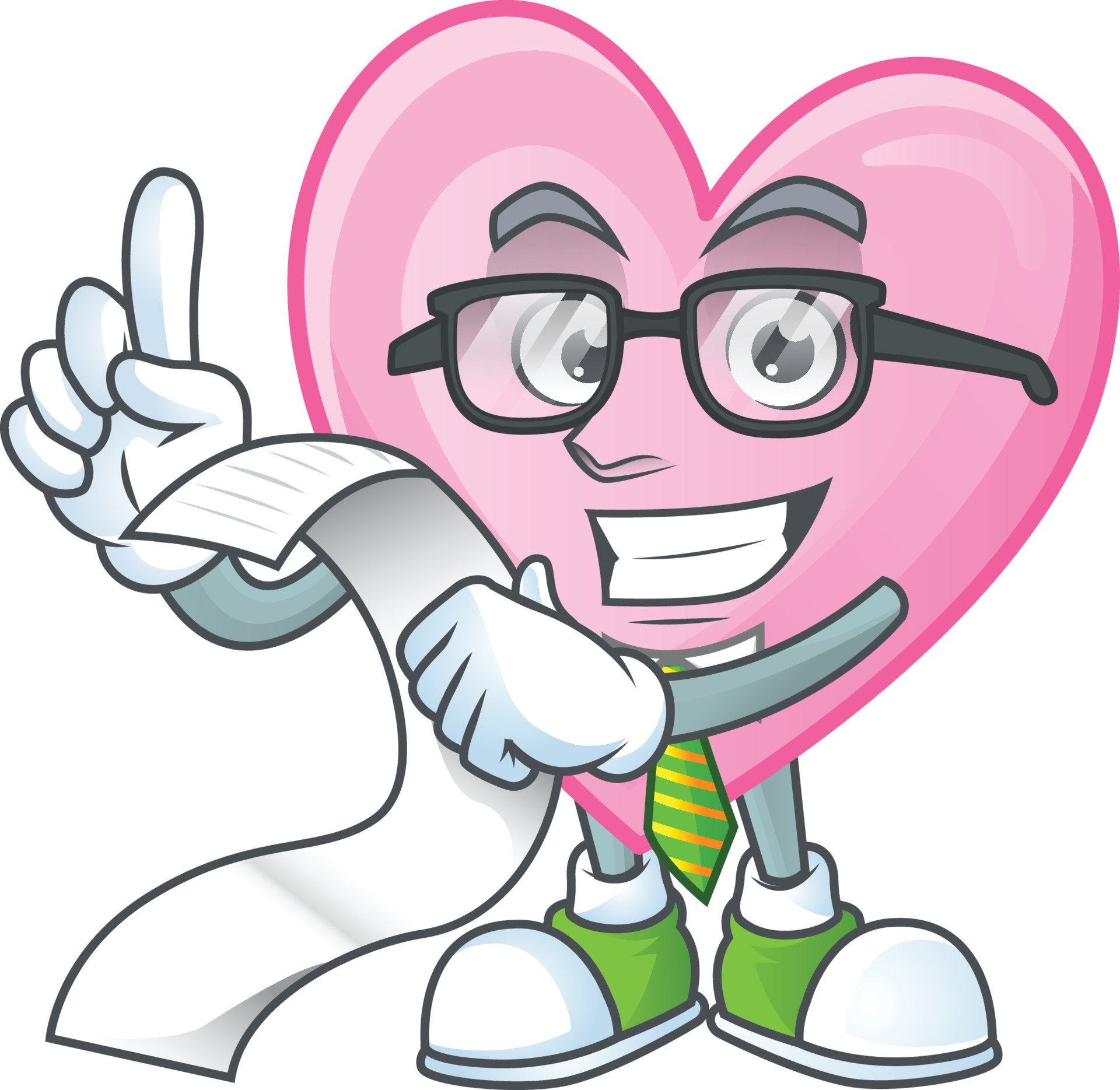 Pink Love Cartoon Character Style 19950080 Vector Art At Vecteezy