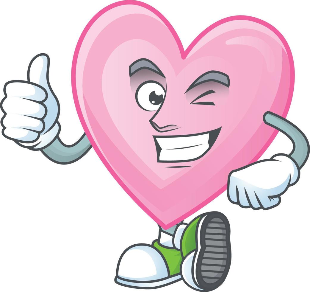 Pink Love Cartoon Character Style 19950248 Vector Art At Vecteezy