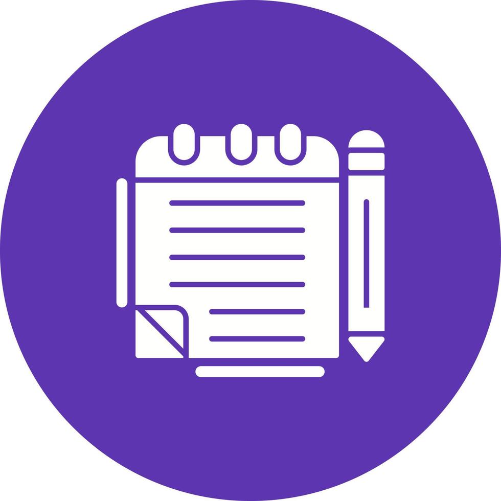 Notepad Vector Icon 19951002 Vector Art at Vecteezy