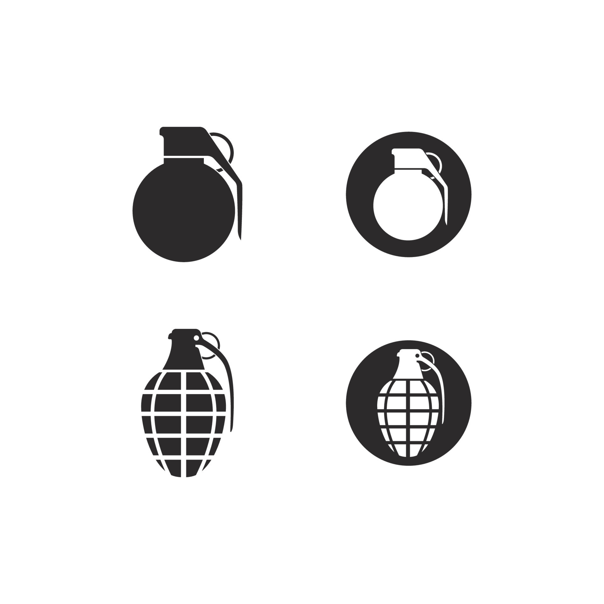 Grenade icon in flat illustration 19952285 Vector Art at Vecteezy