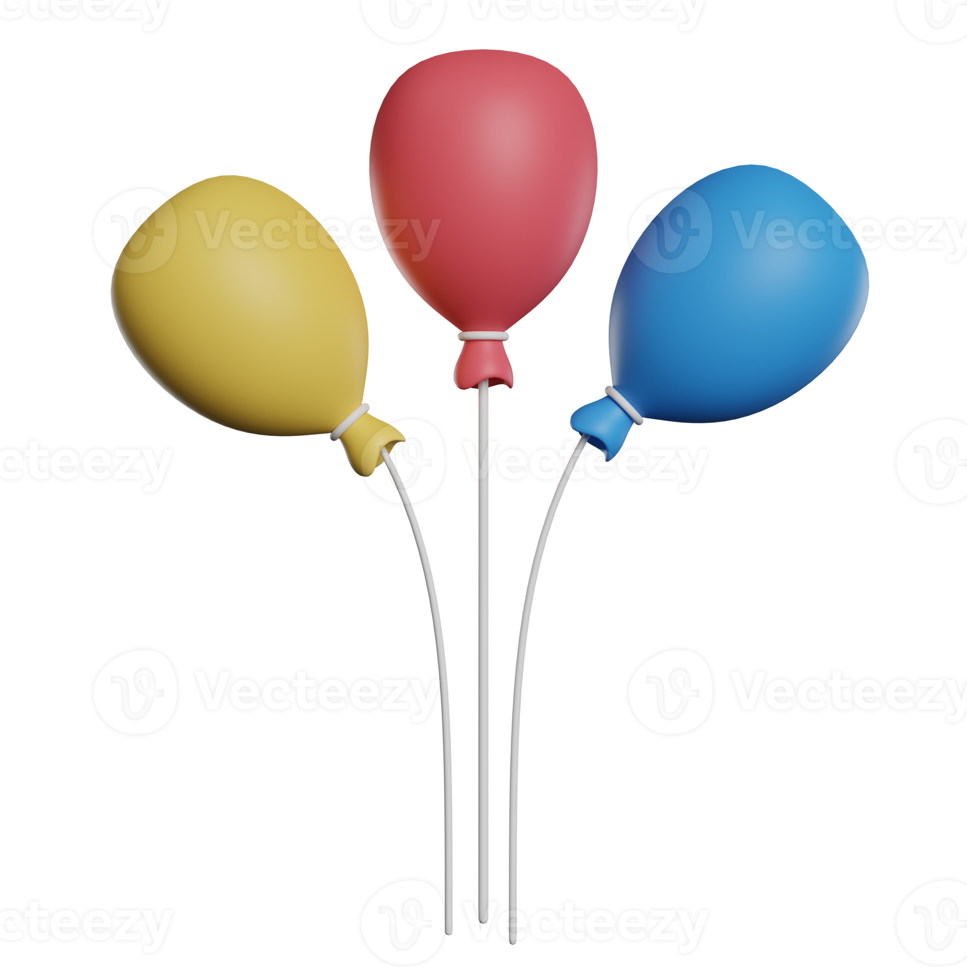 Balloons 3d Illustration 19955089 PNG