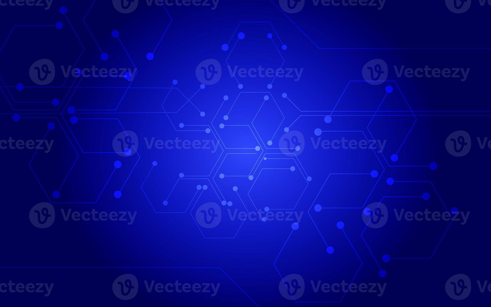 Abstract digital background of points and lines. Technology science background. Glowing black ...