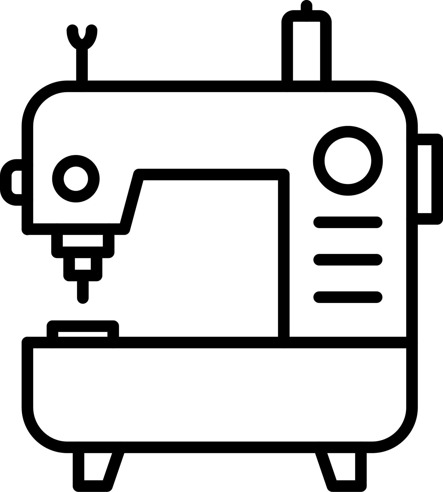 Sewing Machine Vector Icon 19964664 Vector Art At Vecteezy