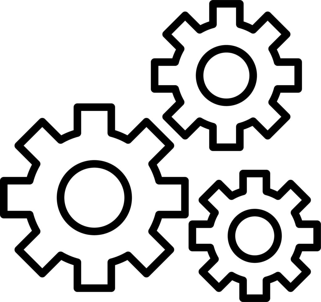 Gears Vector Icon 19964722 Vector Art at Vecteezy