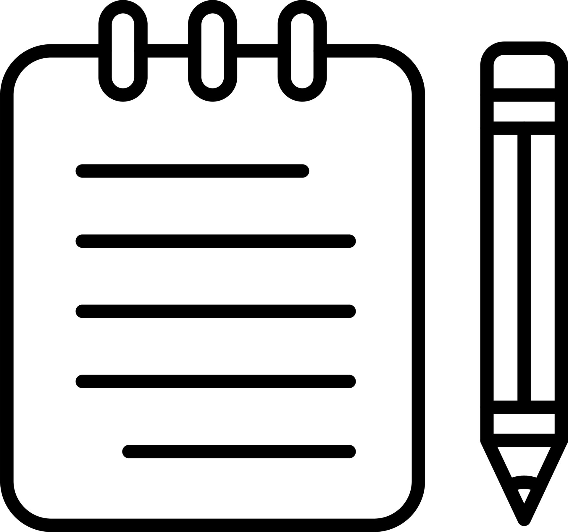 Notes Writing Vector Icon 19964724 Vector Art At Vecteezy