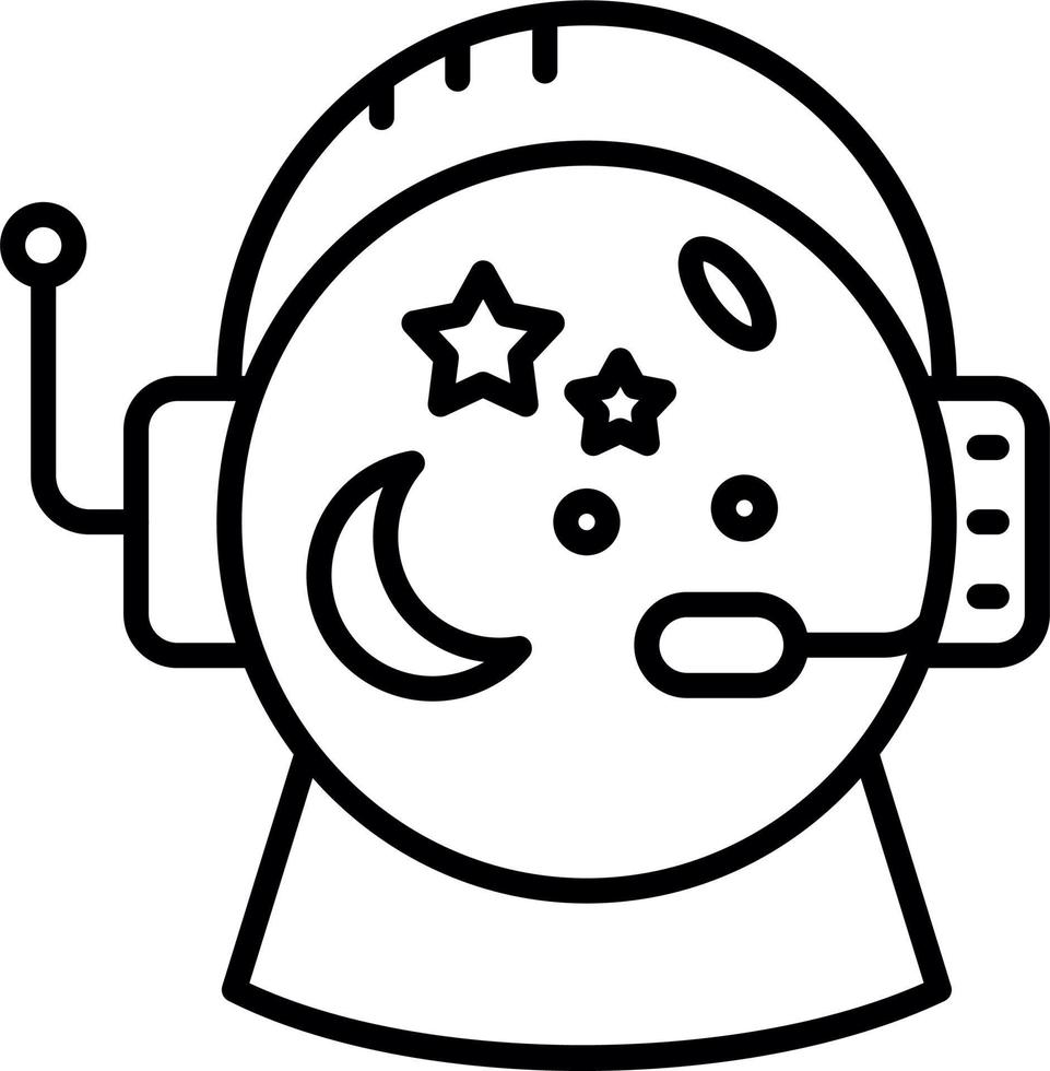 Astronaut Helmet Vector Icon 19965229 Vector Art at Vecteezy