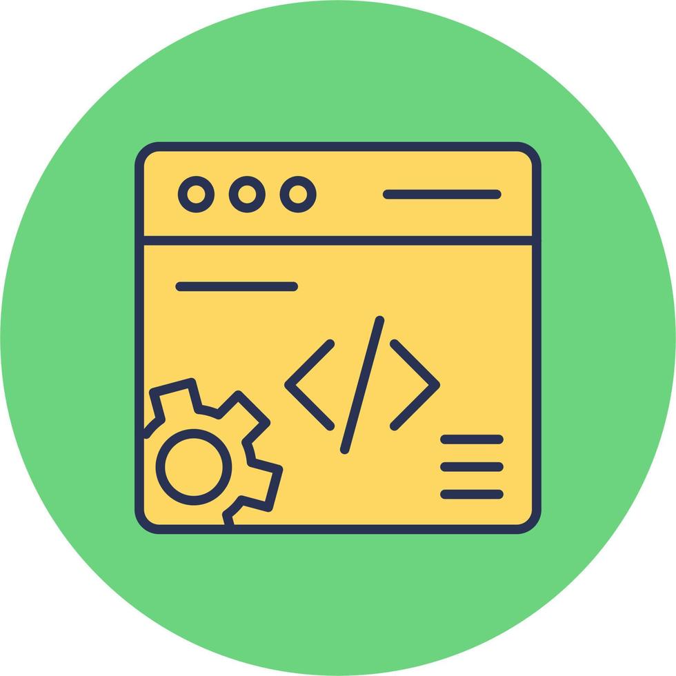 Web Development Vector Icon 19966204 Vector Art at Vecteezy