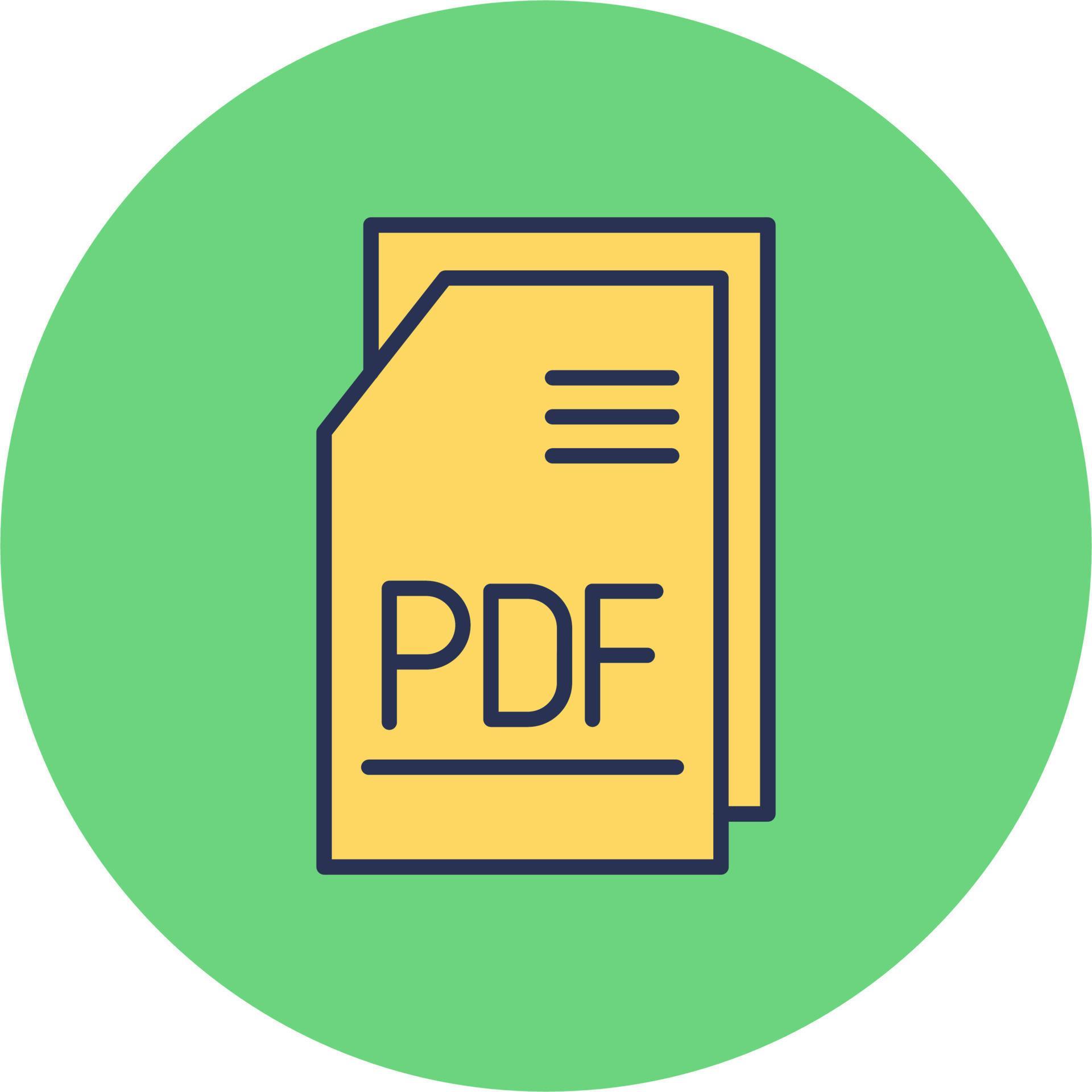 Pdf File Vector Icon 19966352 Vector Art at Vecteezy