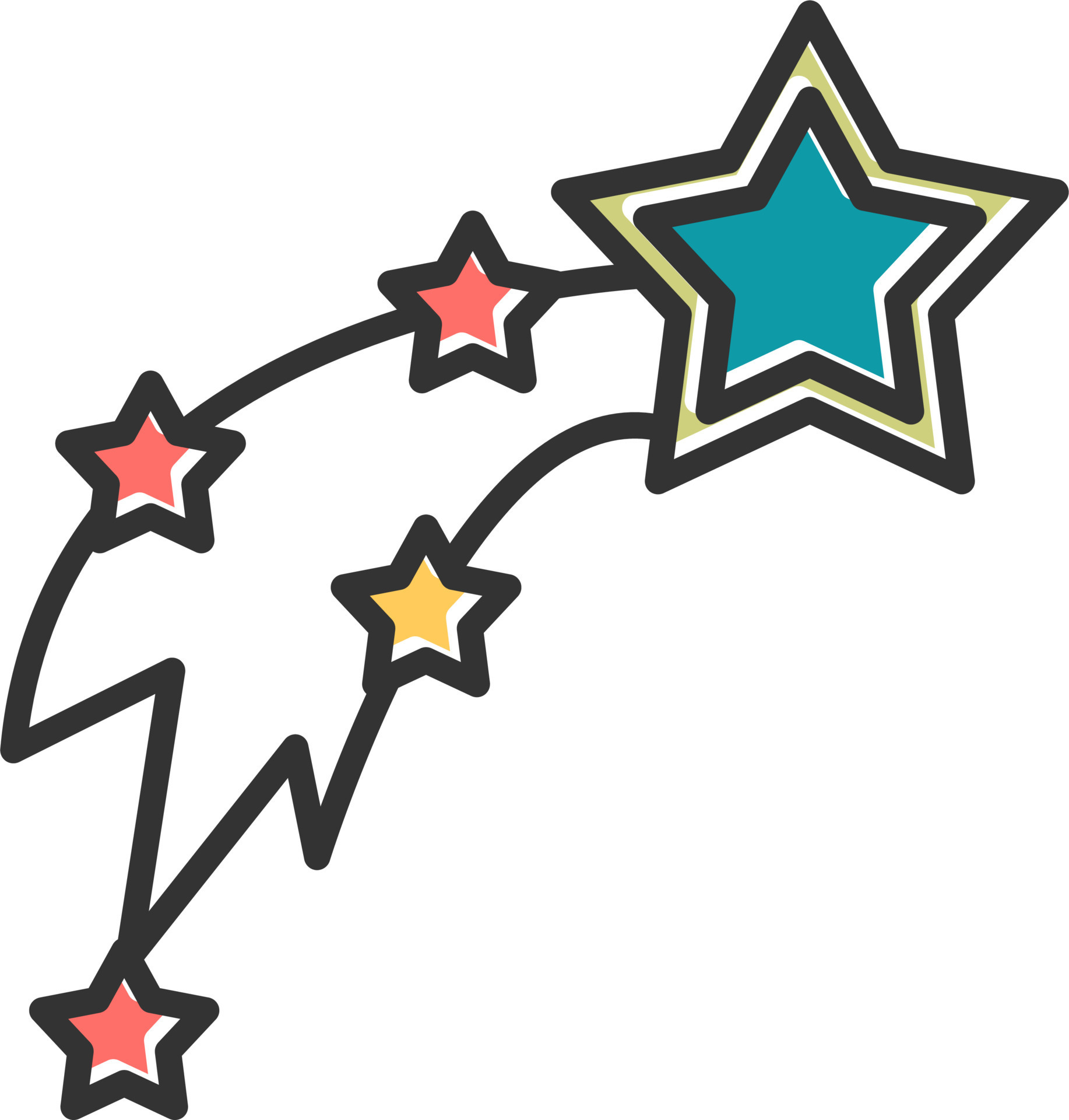 Shooting Stars Vector Icon 19967127 Vector Art at Vecteezy Shooting Stars Vector Icon 19967127 Vector Art at Vecteezy