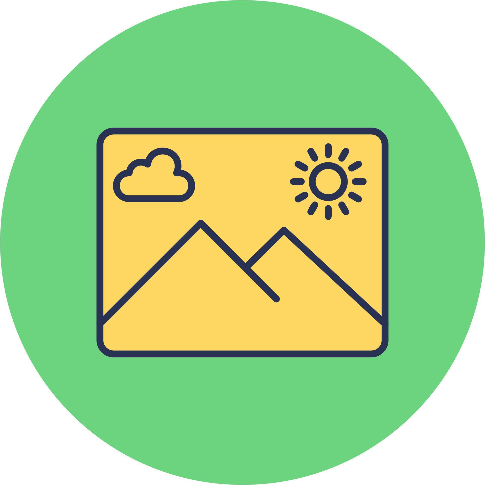 Image Vector Icon 19967455 Vector Art at Vecteezy