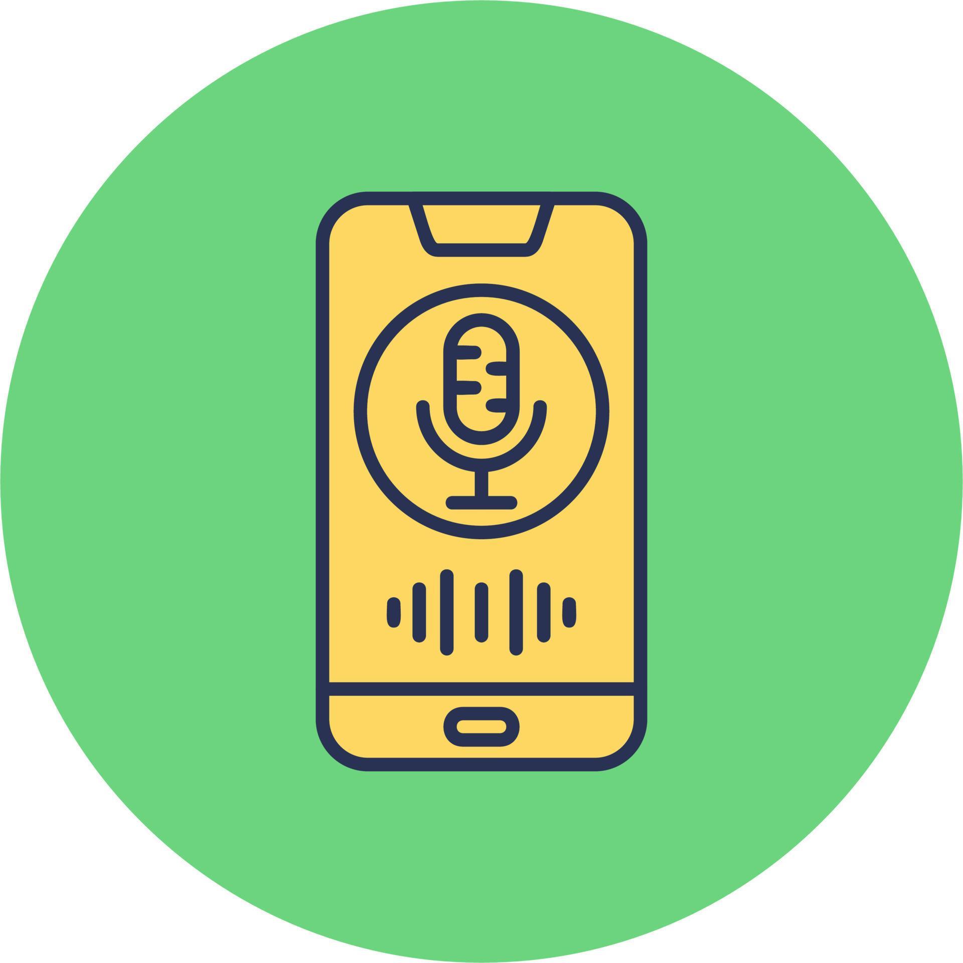 Voice Assistant Vector Icon 19967457 Vector Art At Vecteezy