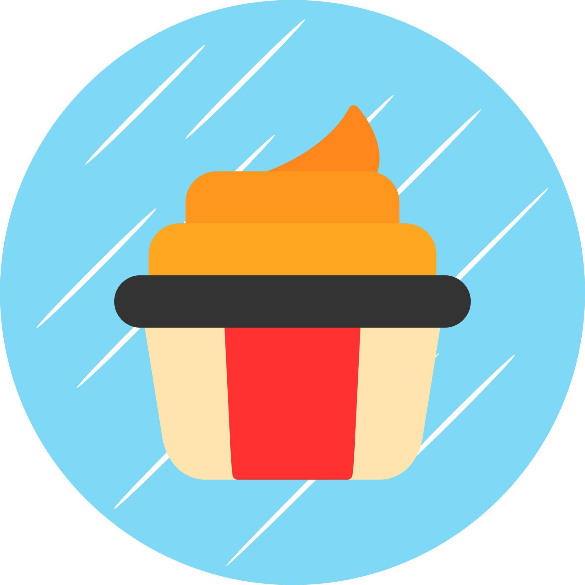 Cupcake Vector Icon Design 19970352 Vector Art At Vecteezy