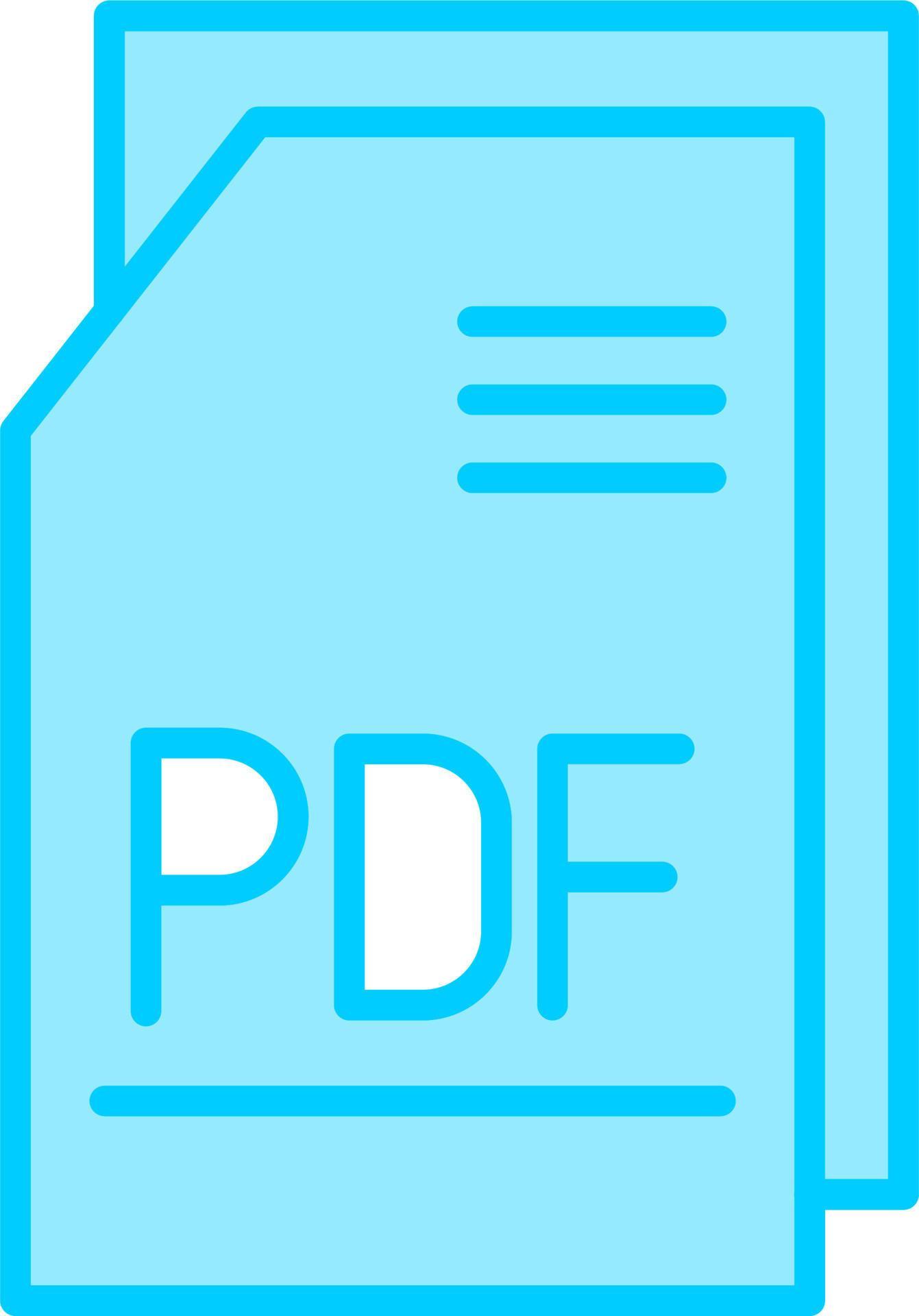 Pdf File Vector Icon 19971993 Vector Art at Vecteezy