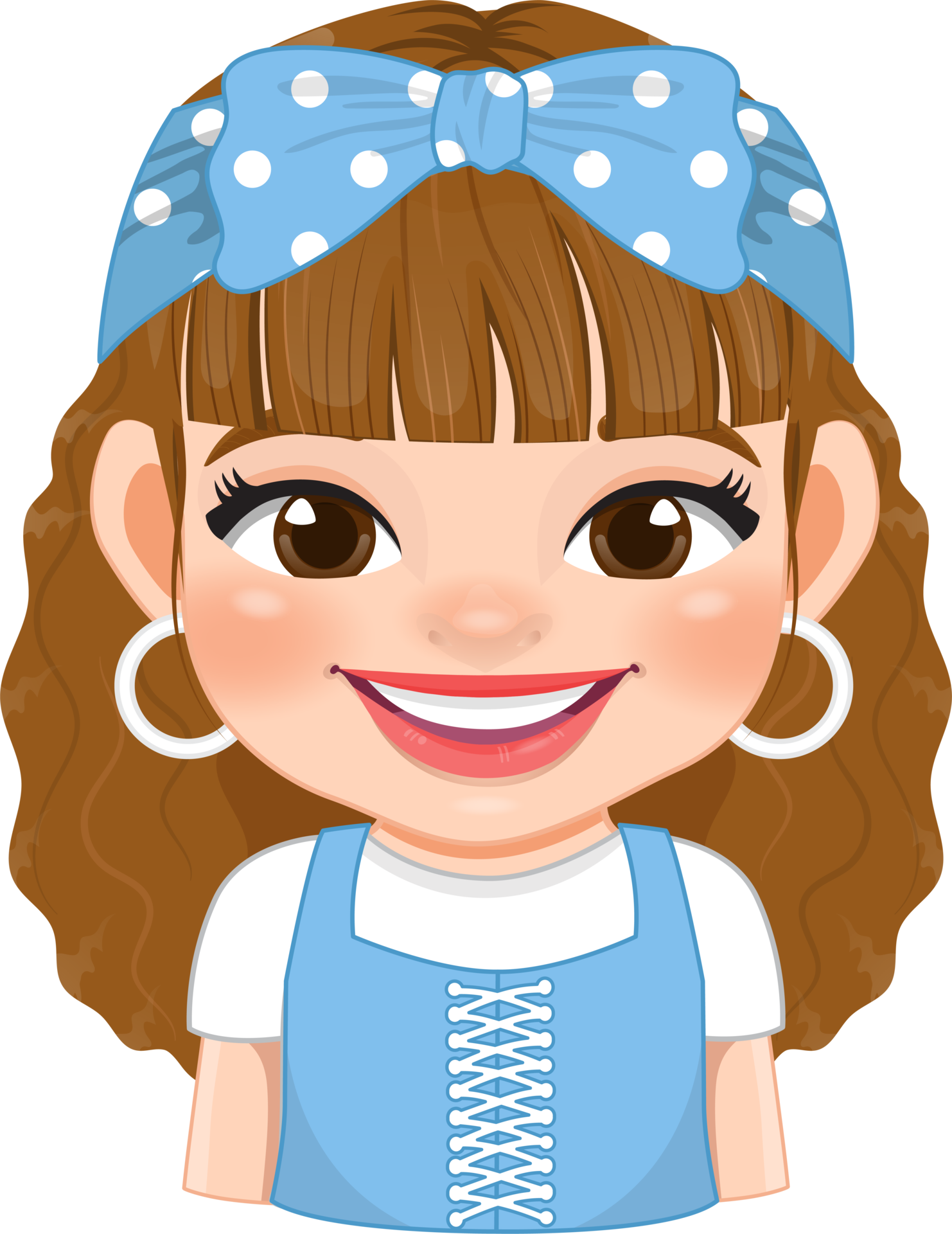 Cute Curly Hair Girl Cartoon Character PNG 19980379 PNG Cute Curly Hair Girl Cartoon Character PNG 19980379 PNG