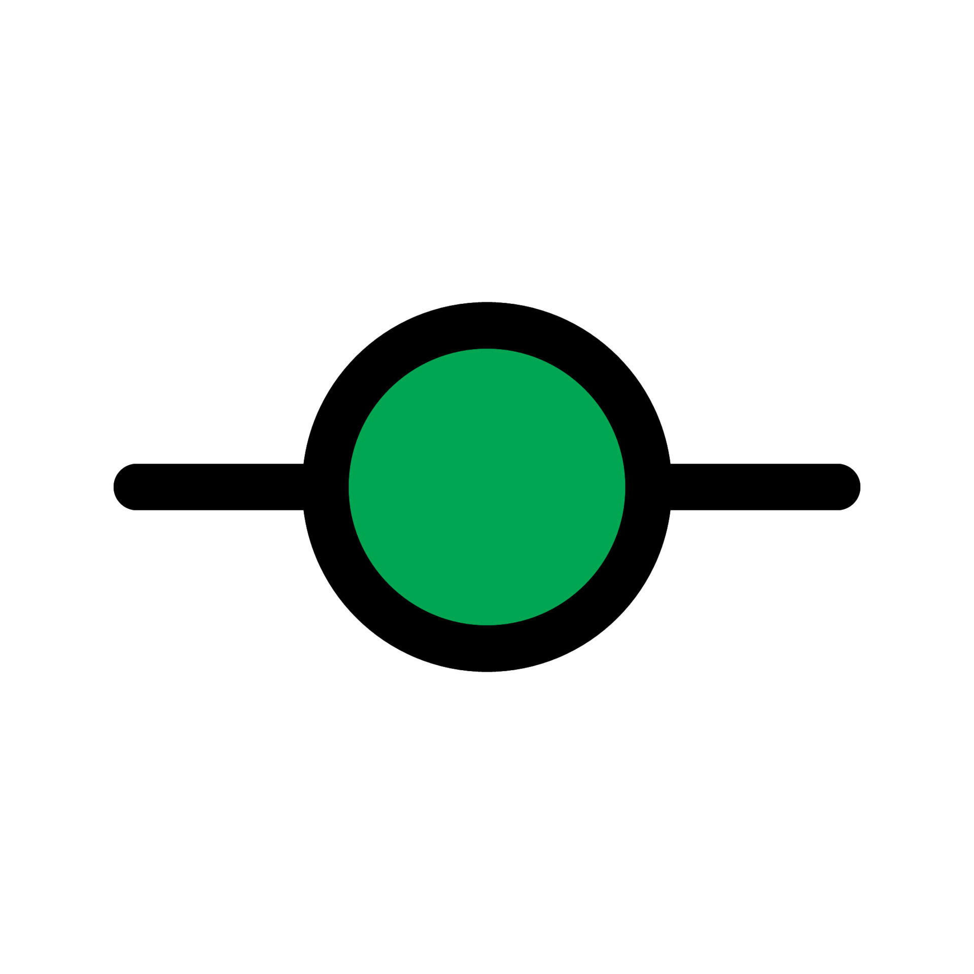 Línea De Icono De Confirmación De Git Aislada En Fondo Blanco Icono