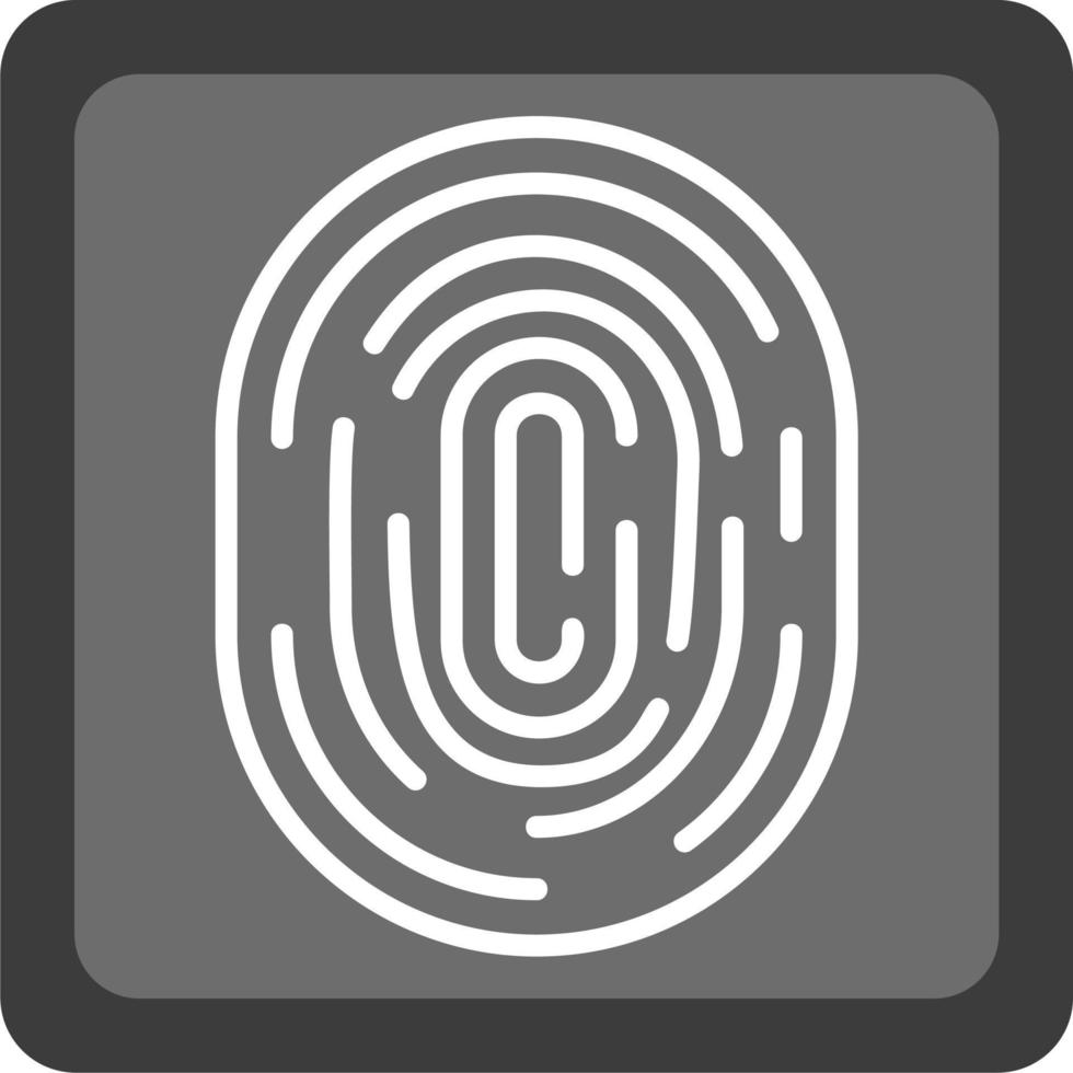 Fingerprint Vector Icon 19982954 Vector Art at Vecteezy