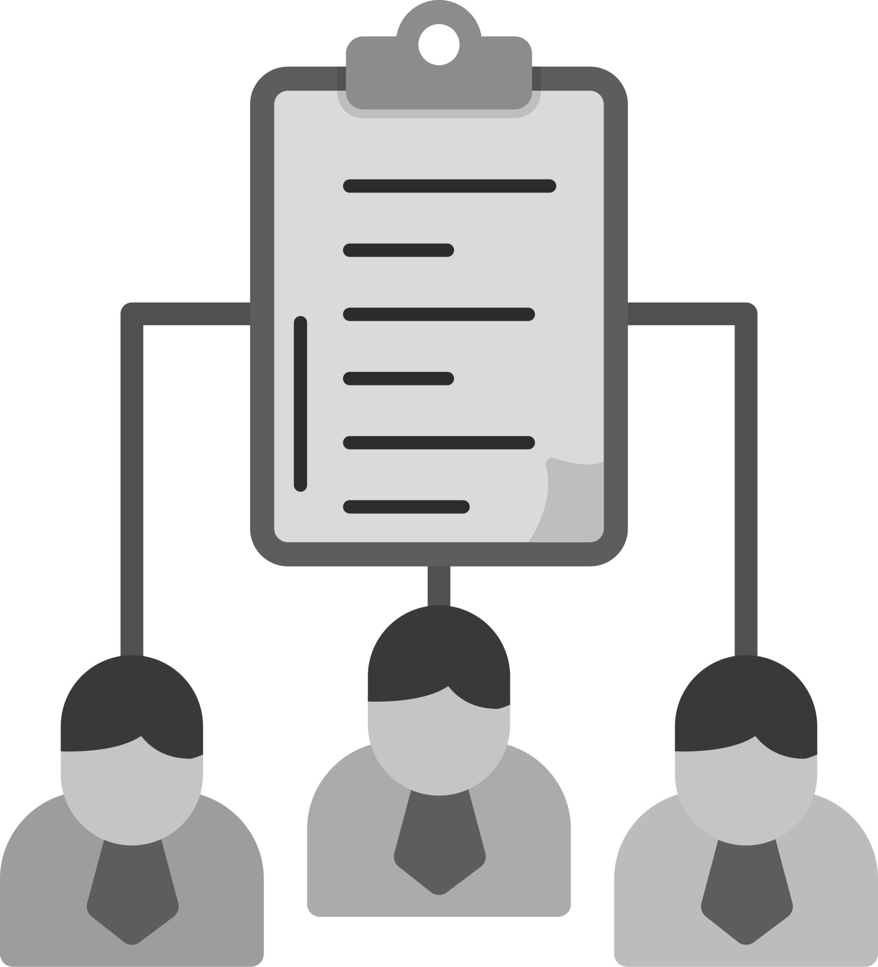 Work distribution Vector Icon 19983185 Vector Art at Vecteezy