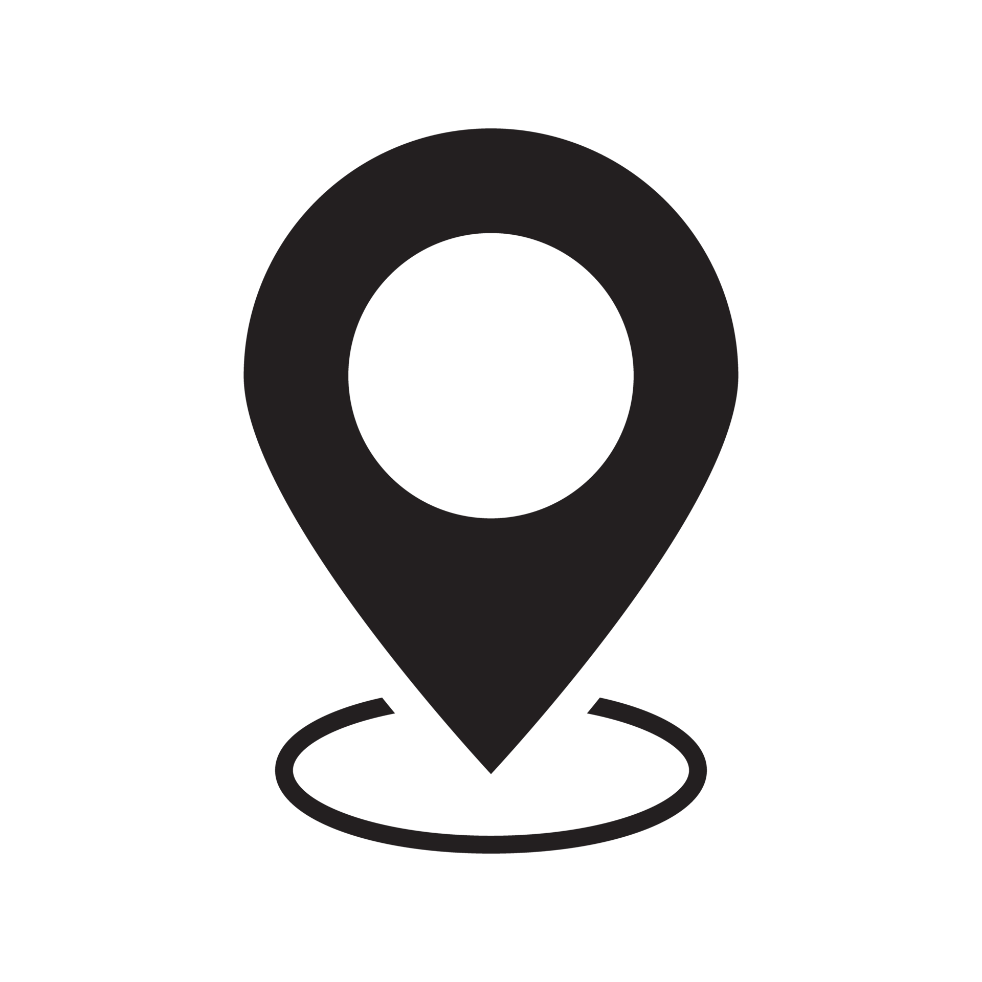 Plaats Icoon Gps Wijzer Icoon Kaart Locator Teken Pin Plaats Lijn Kunst Stijl 19986408 Png