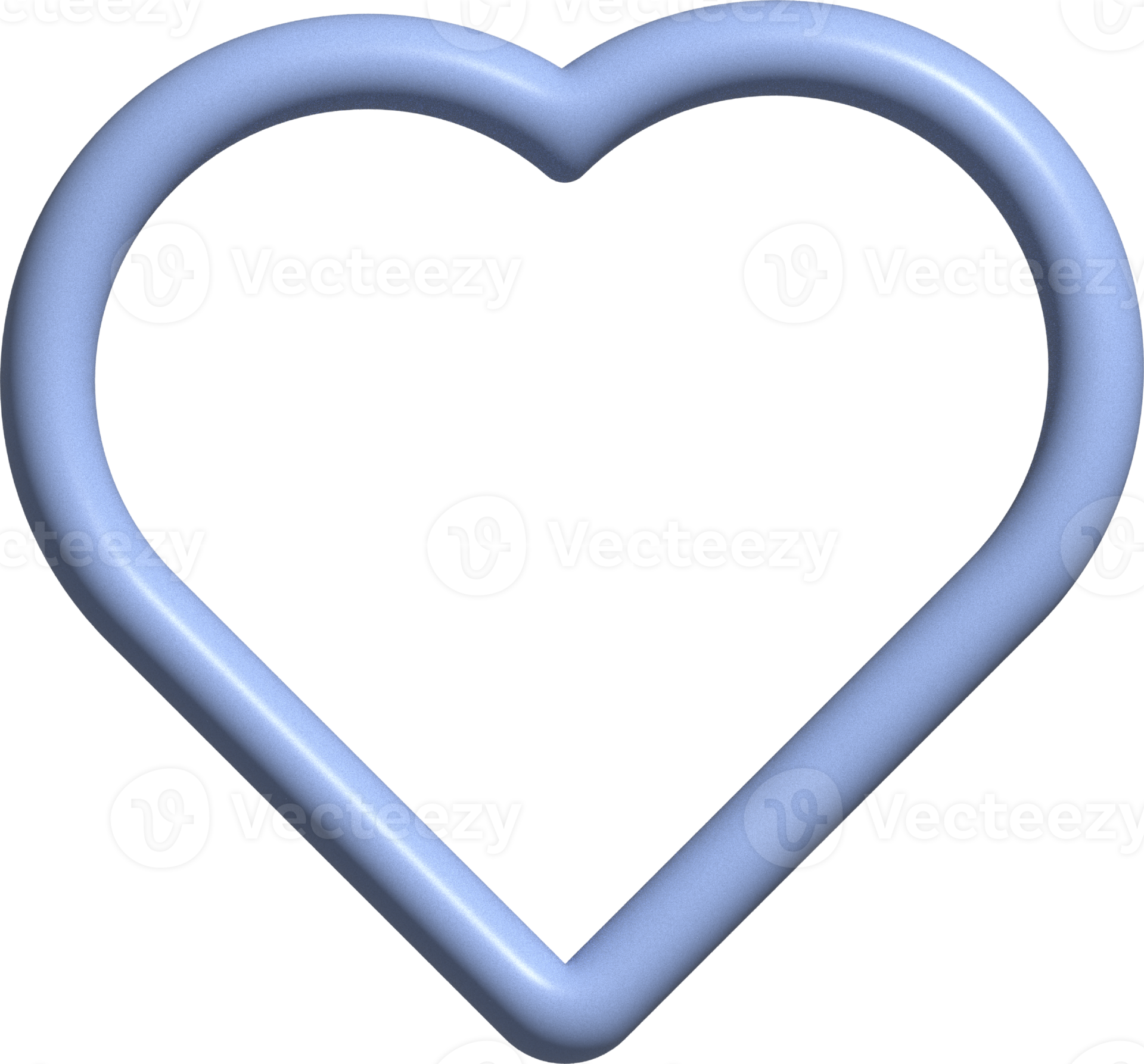 3d Cute Heart Decoration 19988254 Png