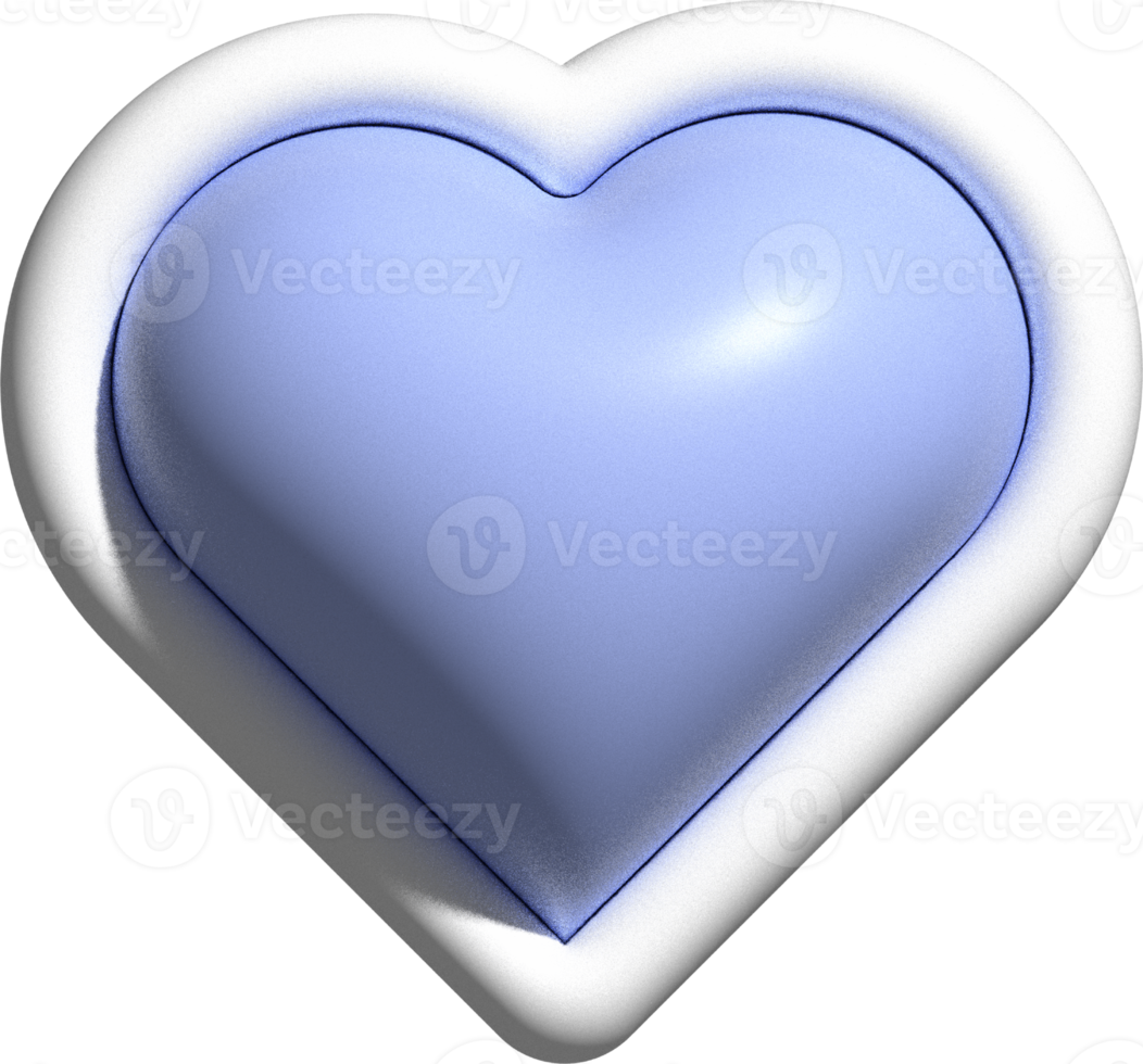 3d Cute Heart Decoration 19988269 Png