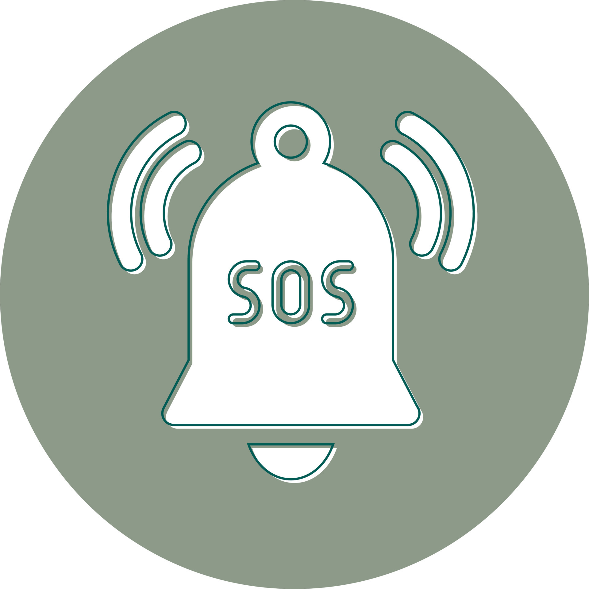 Sos Emergency Vector Icon 19992119 Vector Art at Vecteezy
