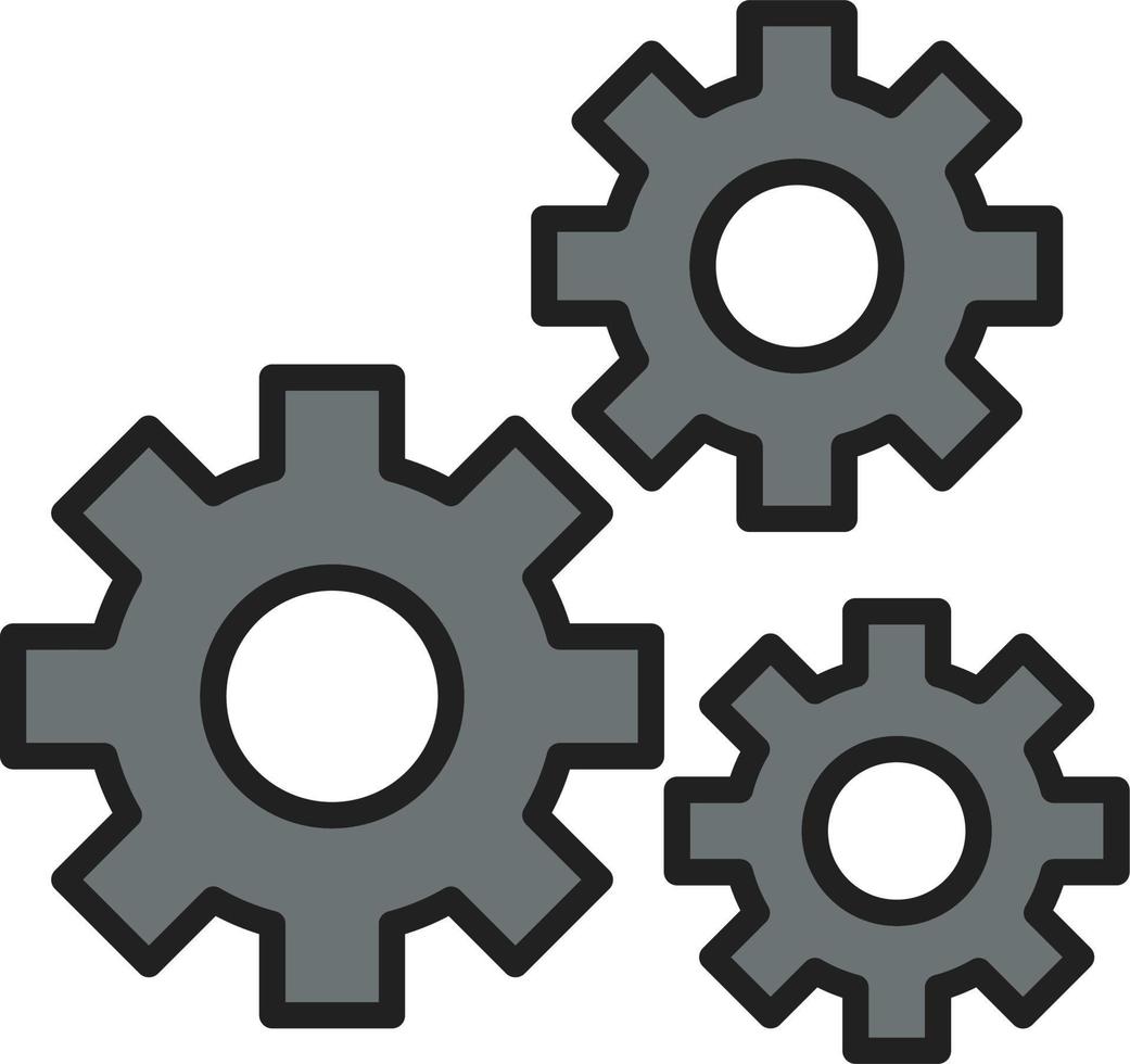 Gears Vector Icon 19992930 Vector Art at Vecteezy