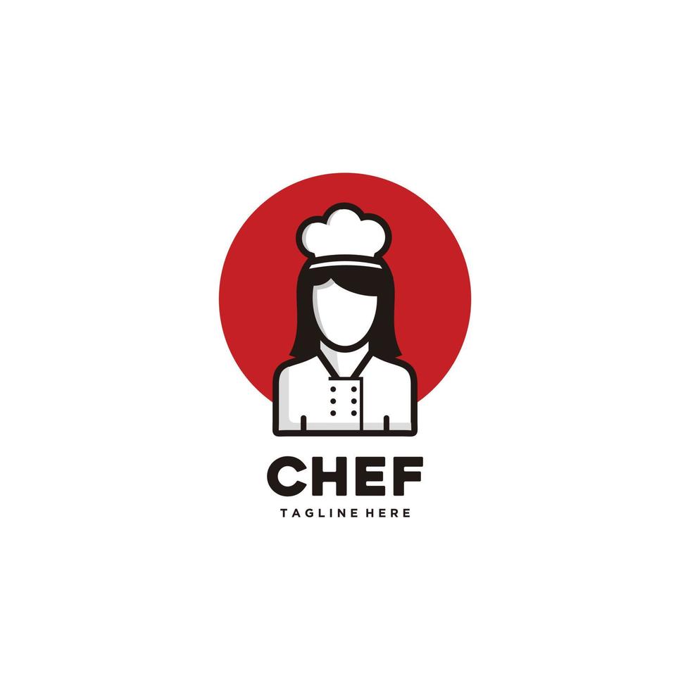 Chef Woman Logo Icon Vector For Pastry Restaurant Cafe 19997900
