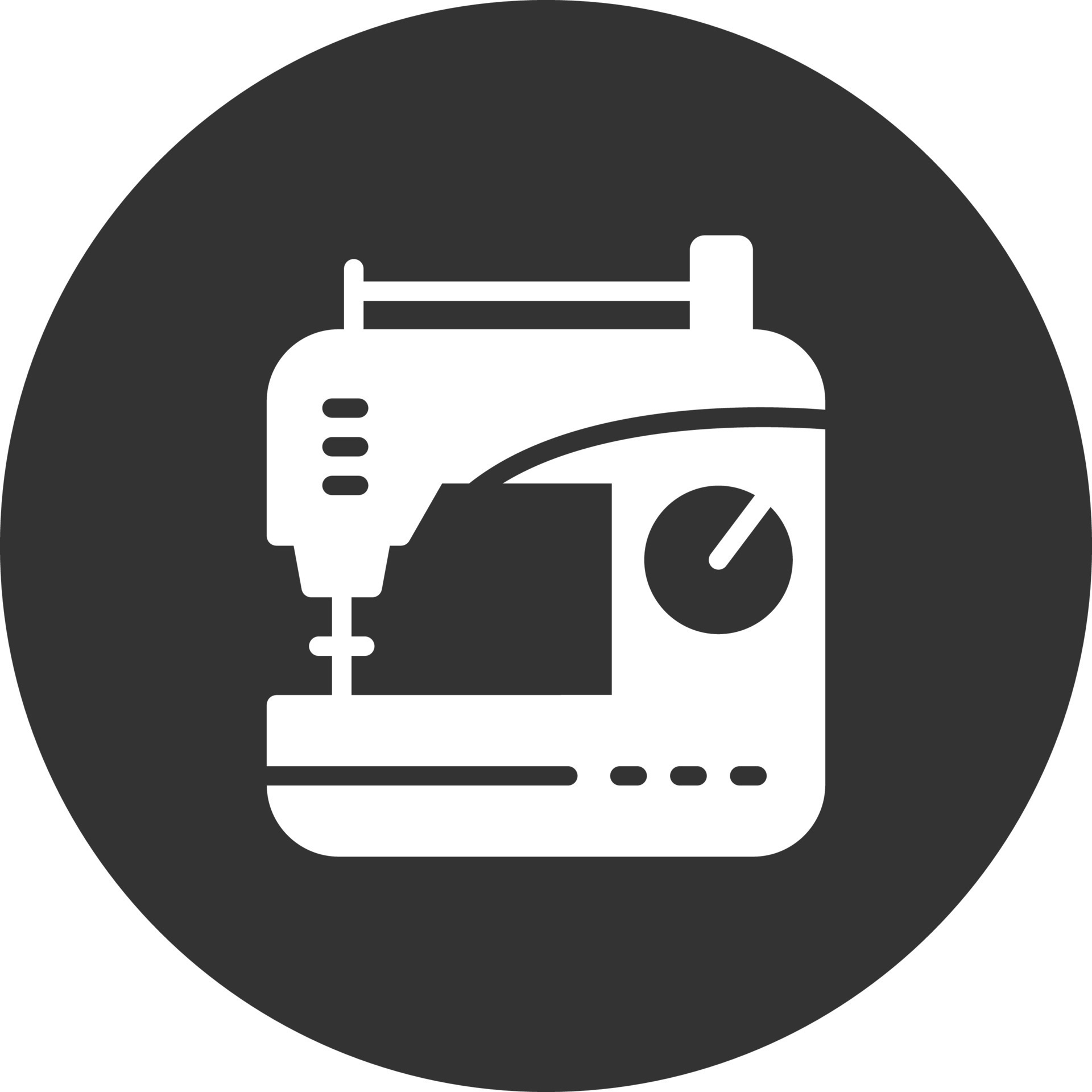 Sewing Machine Vector Icon 19998362 Vector Art At Vecteezy