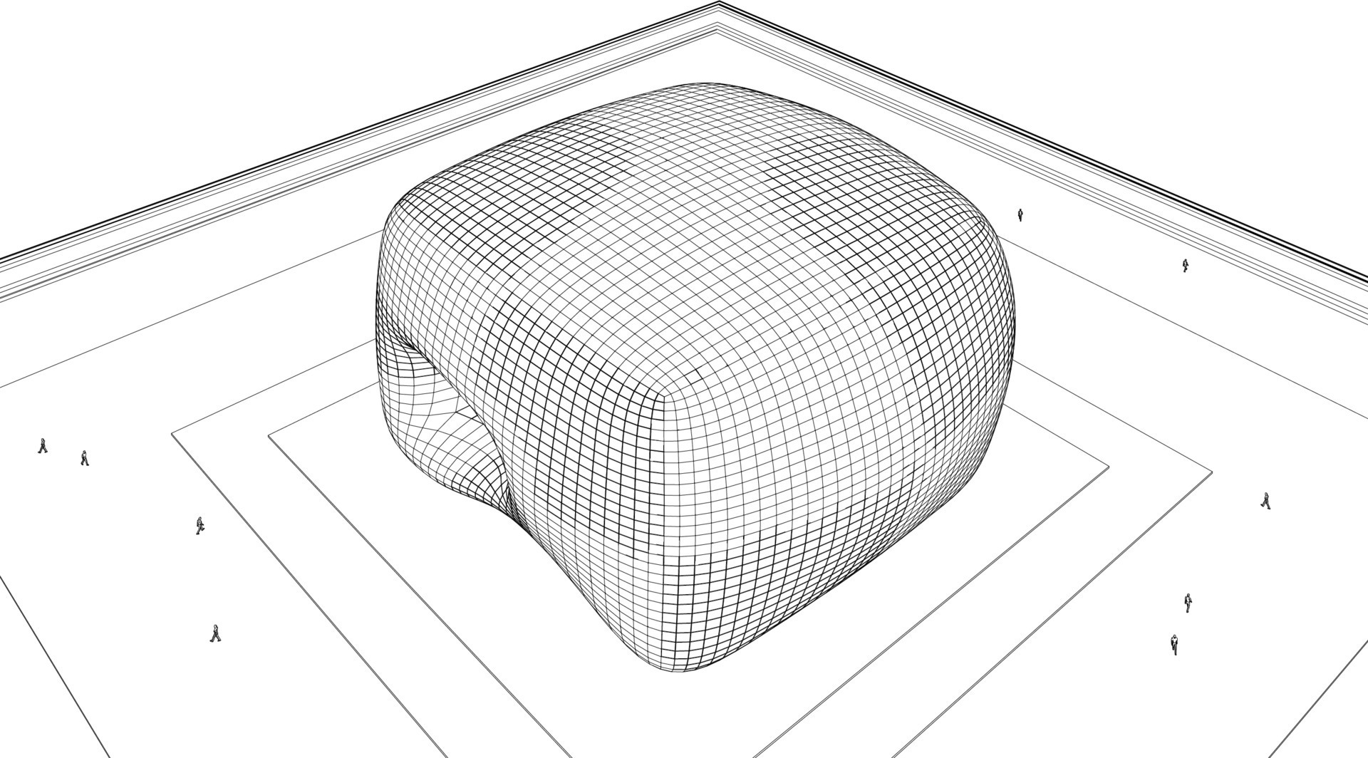 3D illustration of Building in concept 19999629 Vector Art at Vecteezy