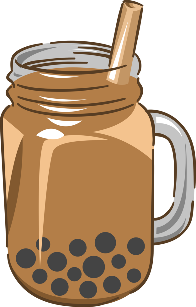Boba Milk Teas Clip Art