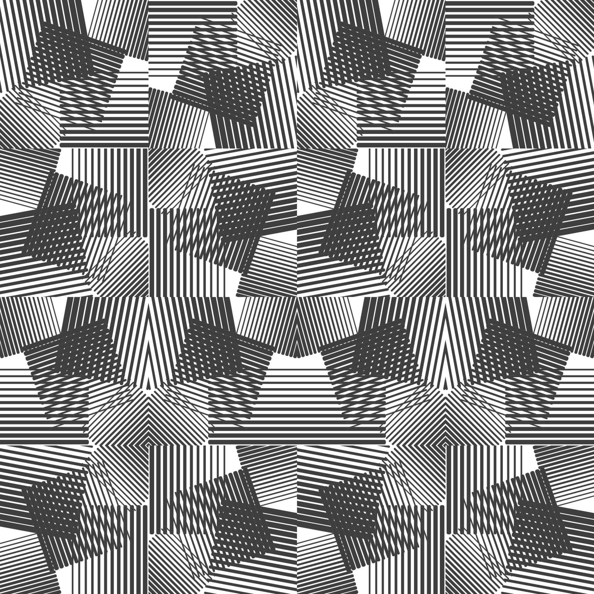 Abstract halftone seamless pattern. Background with striped texture. Geometric mosaic, tile ...