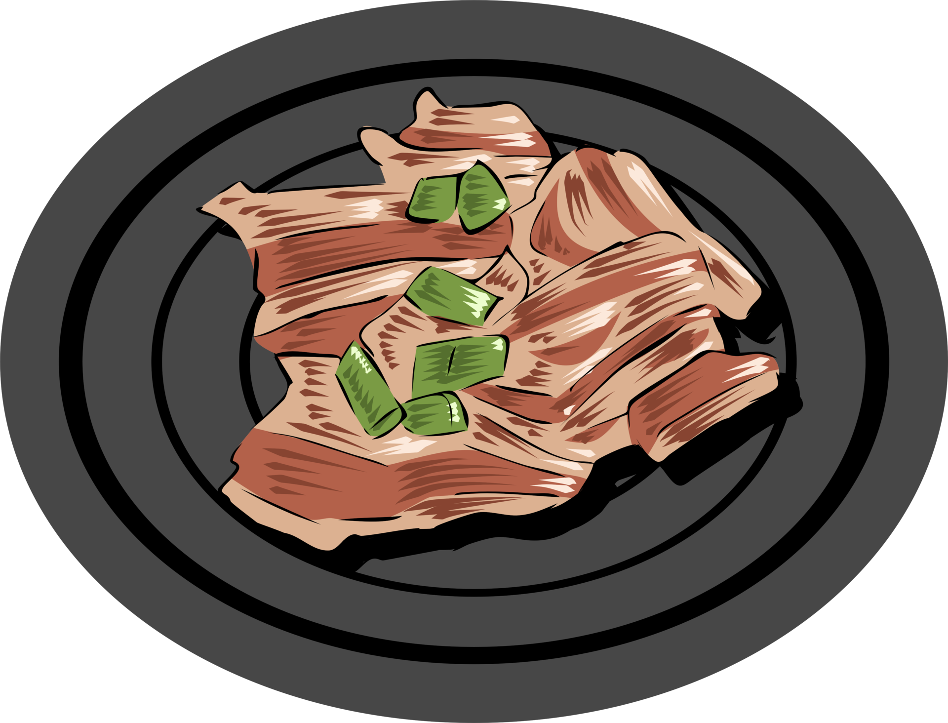 Grilled Pork Belly Png Graphic Clipart Design 20002564 Png