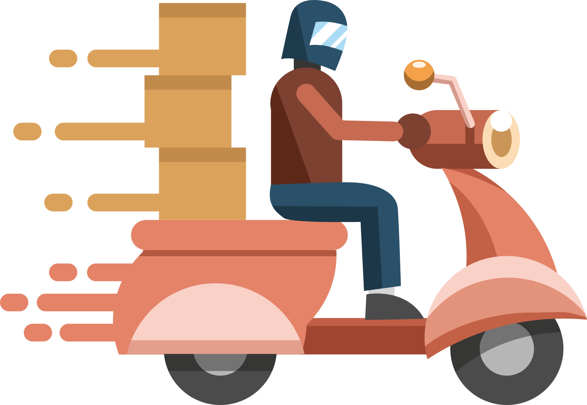 Delivery service png graphic clipart design 20002968 PNG