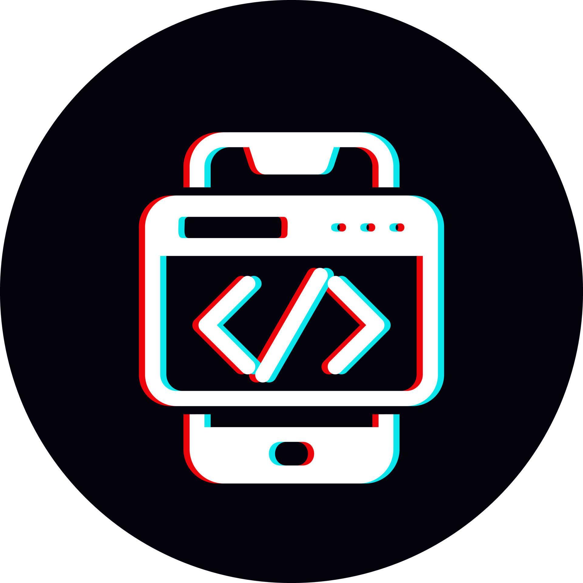 Smartphone Coding Vector Icon 20003583 Vector Art at Vecteezy