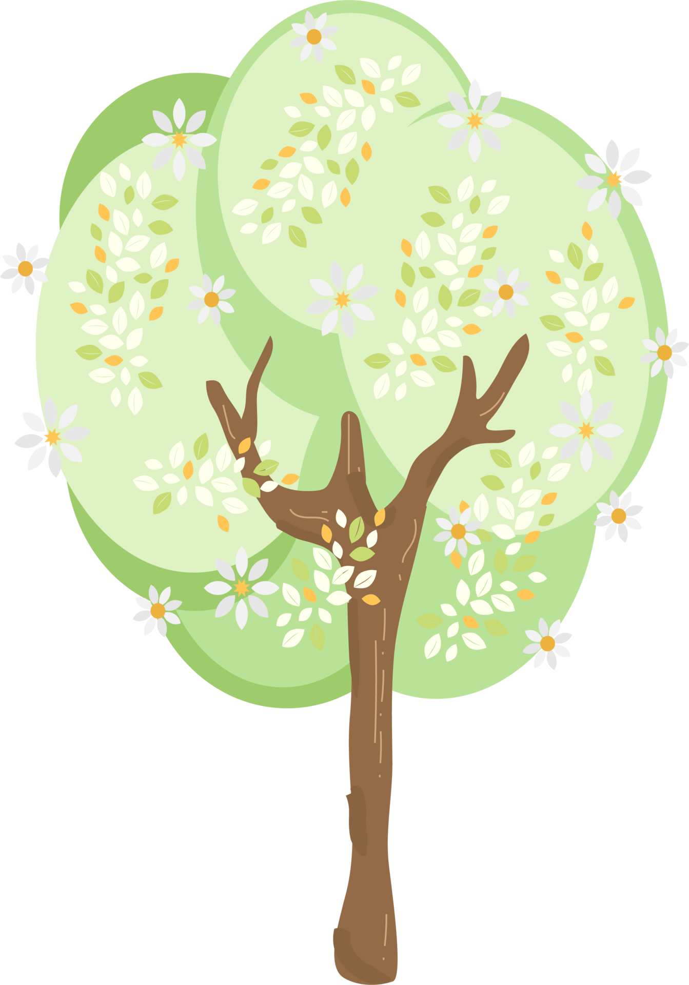 primavera árbol icono 20003950 PNG