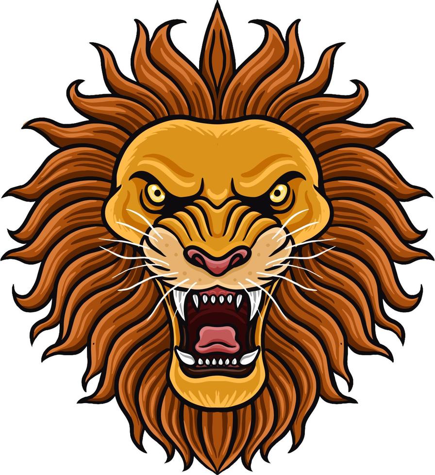 Angry cartoon lion head mascot 20004098 Vector Art at Vecteezy Angry cartoon lion head mascot 20004098 Vector Art at Vecteezy