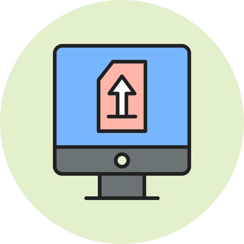 Upload File Vector Icon 20004697 Vector Art At Vecteezy