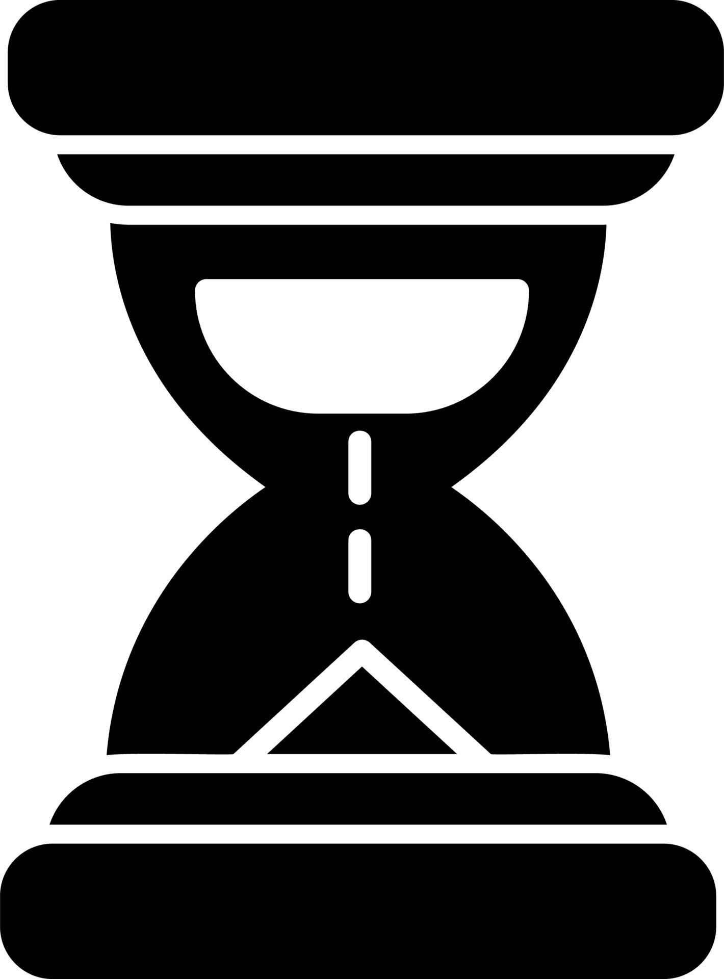 Sand Clock Vector Icon 20005192 Vector Art At Vecteezy
