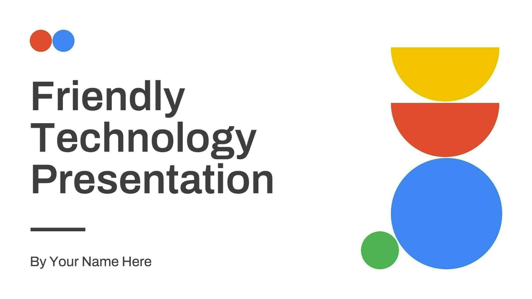 Friendly Technology Presentation Template 20010941 Template