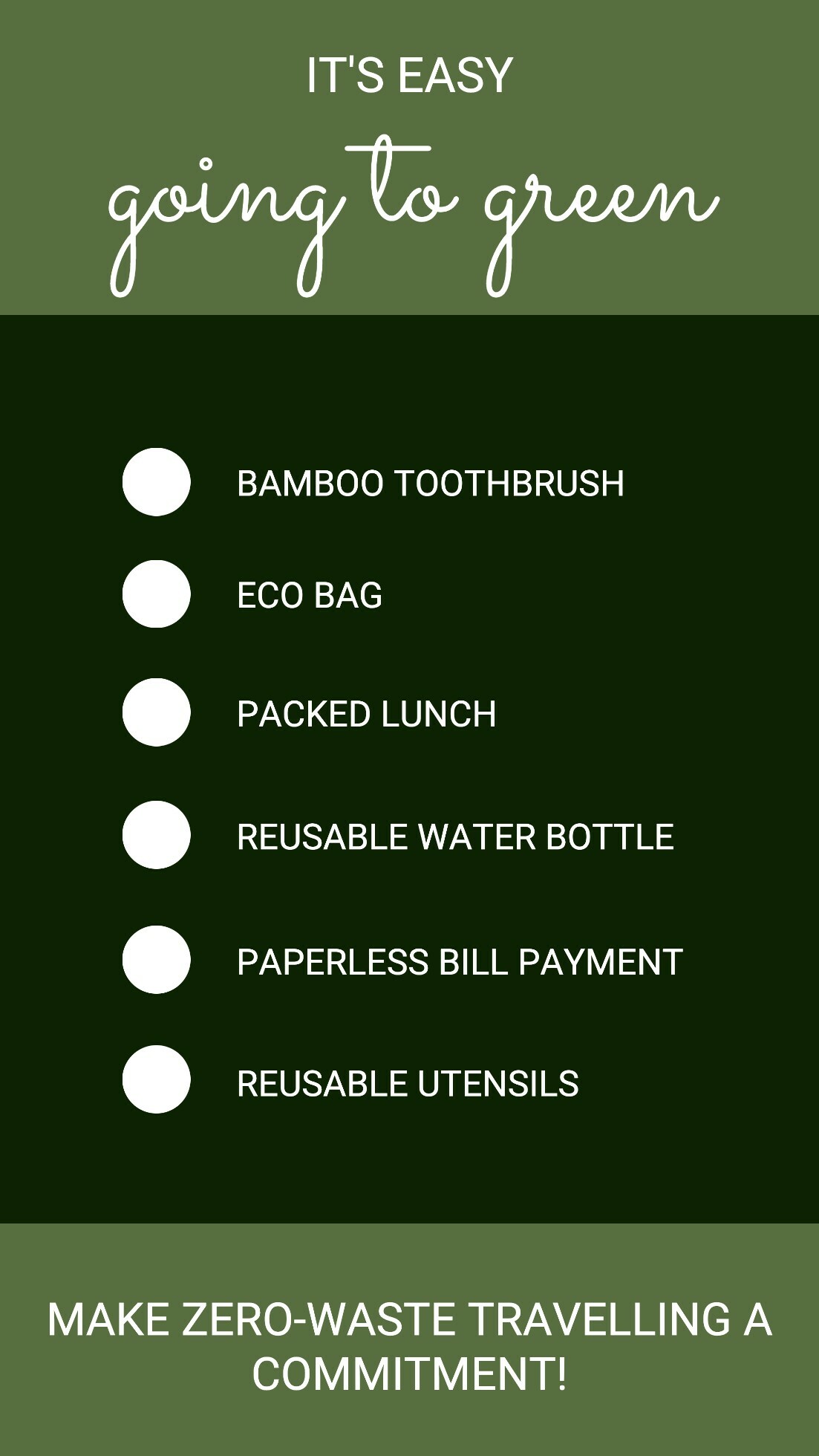 Easy Going Green Checklist 20012502 Template
