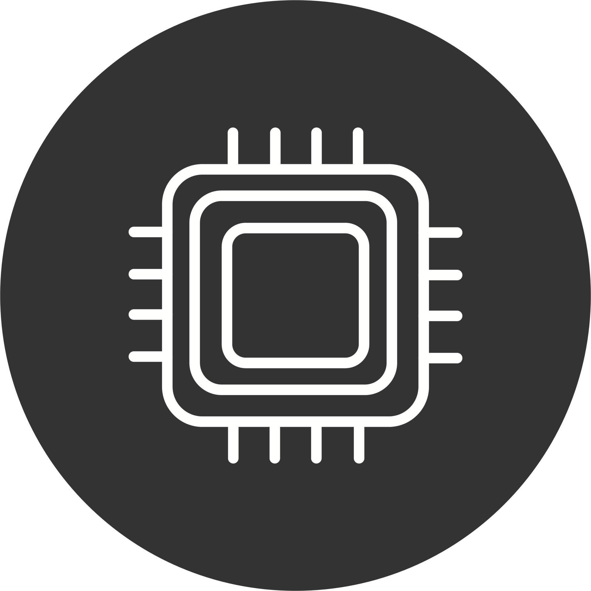 Processor Vector Icon 20013704 Vector Art at Vecteezy