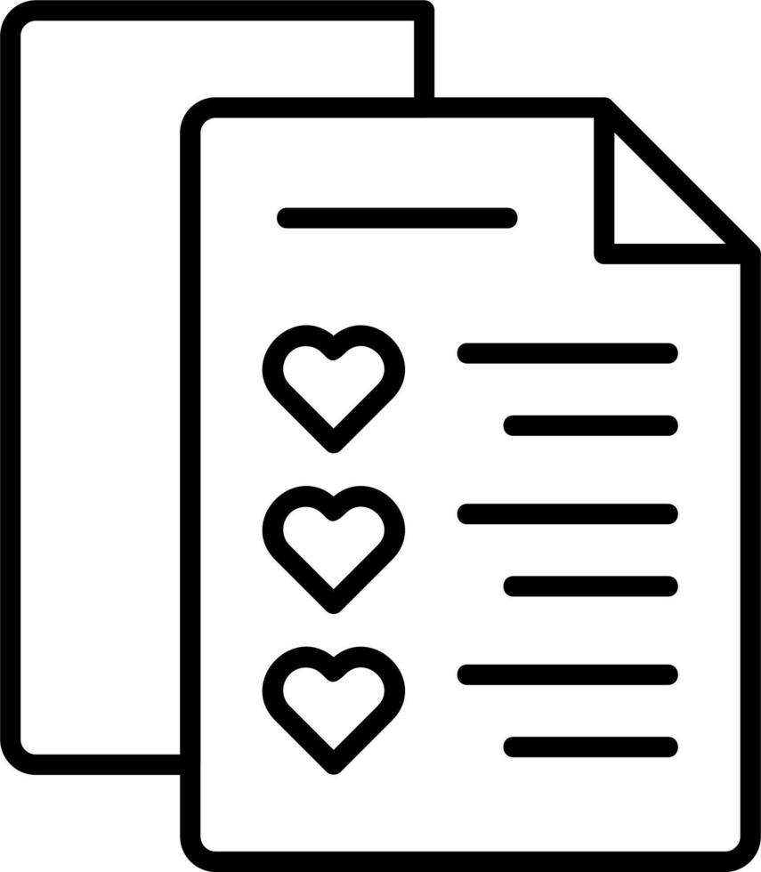 Wishlist Vector Icon 20015865 Vector Art at Vecteezy