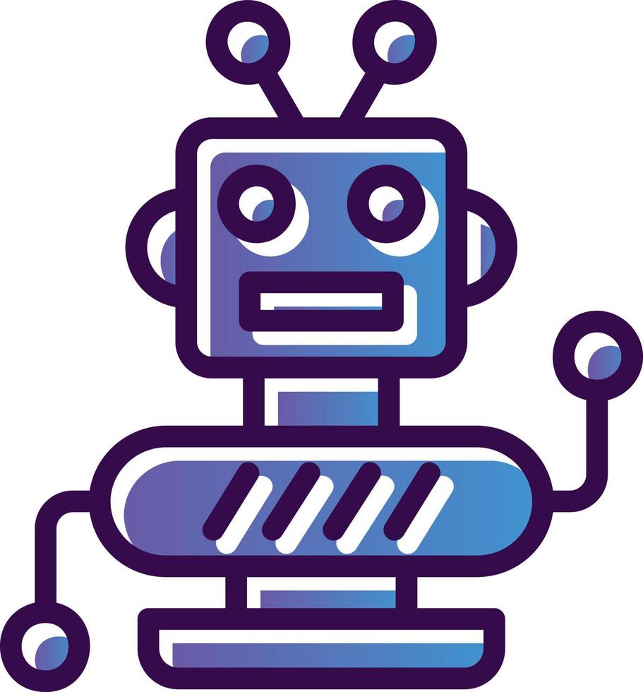 Robot Vector Icon Design 20023808 Vector Art at Vecteezy